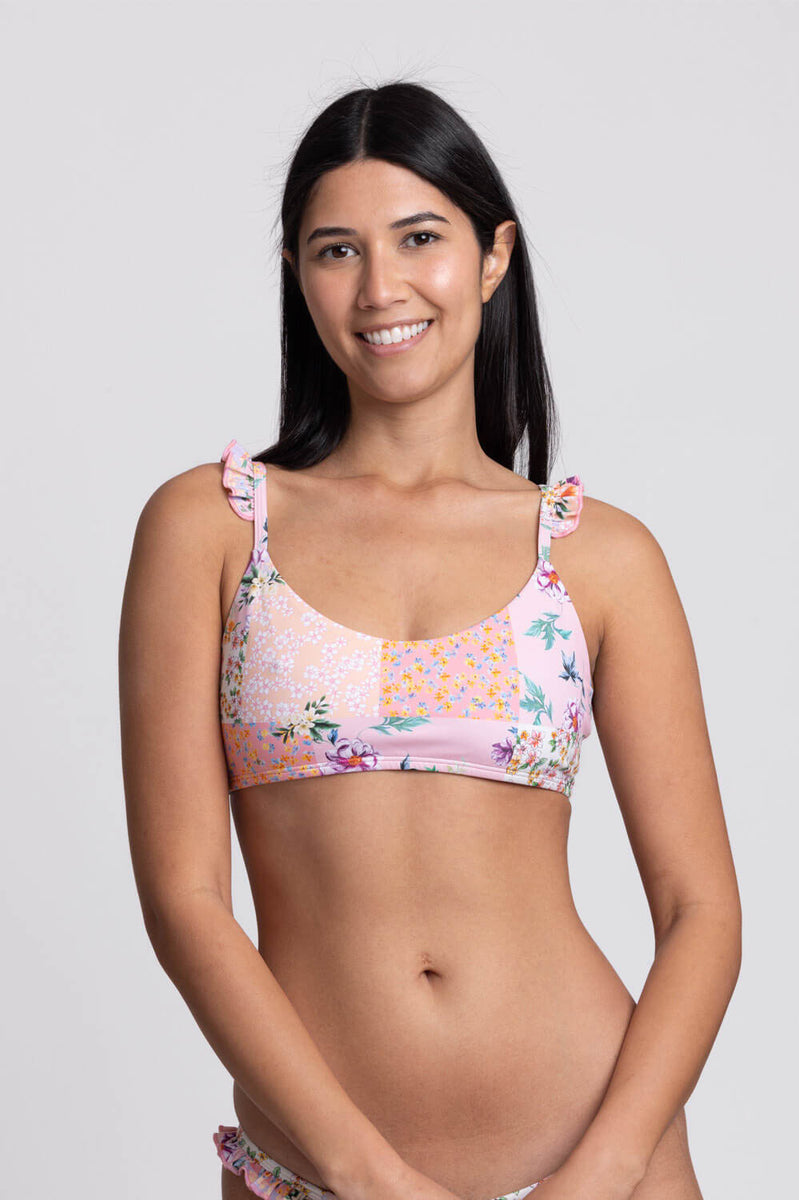 Donna Bikini Top | Fixed-Back Bikini for Surfers | JOLYN