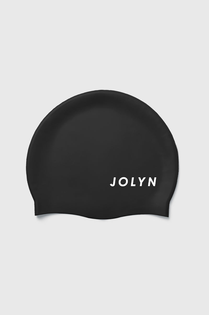 Printed Silicone JOLYN Exclusive Logo Swim Cap| JOLYN