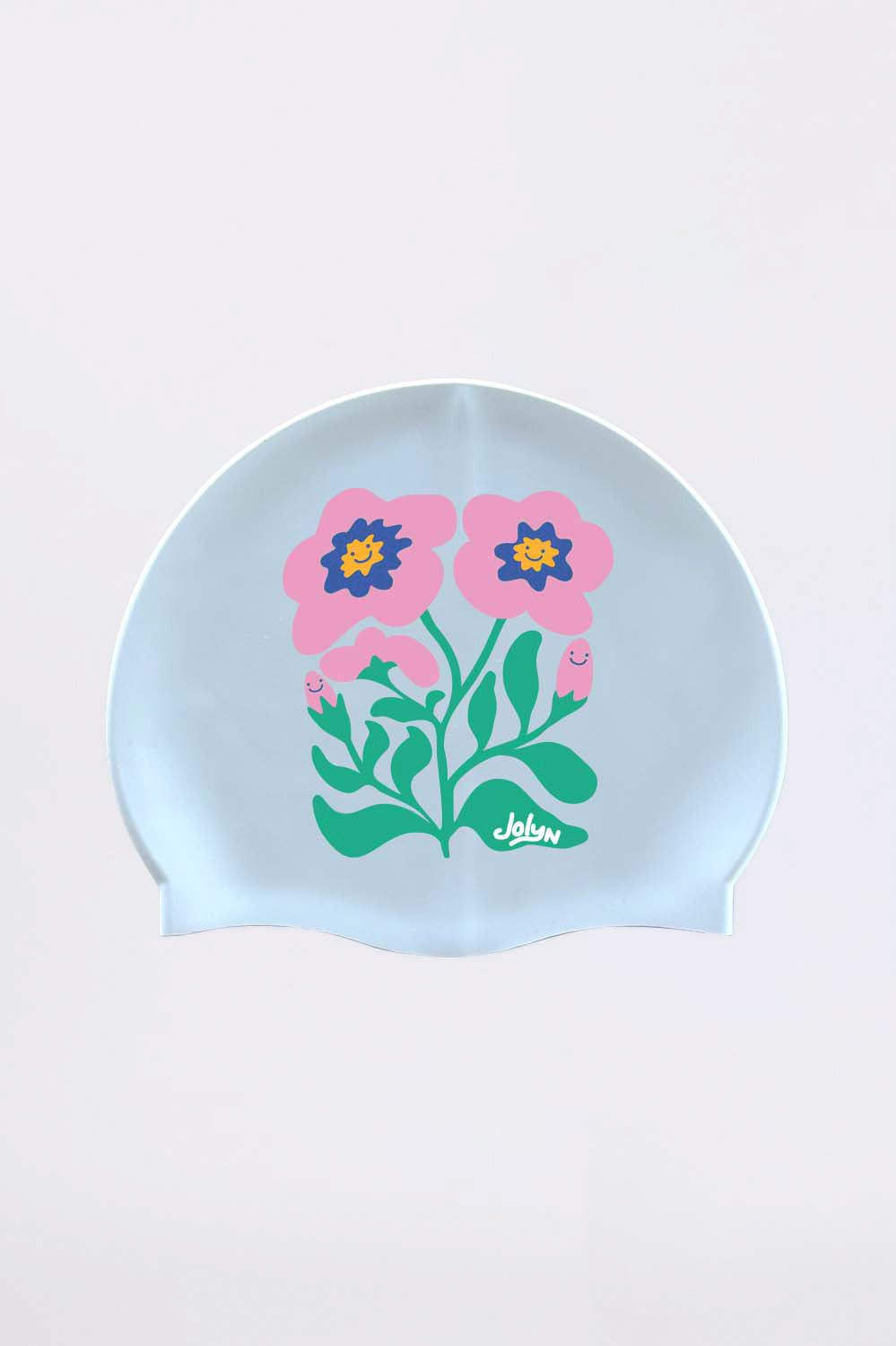 Printed Silicone JOLYN Exclusive Logo Swim Cap| JOLYN