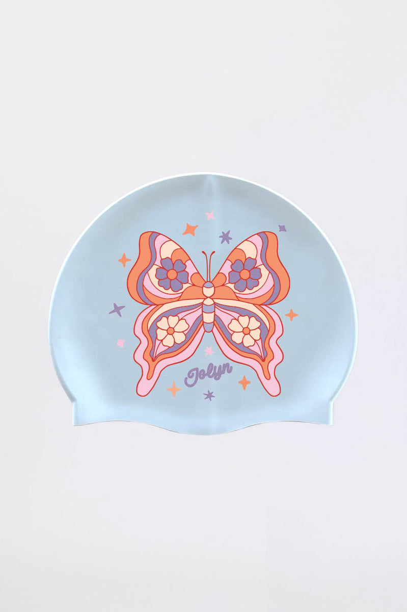 Printed Silicone JOLYN Exclusive Logo Swim Cap| JOLYN