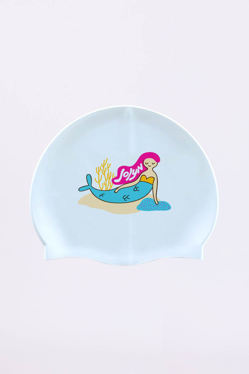 Printed Silicone JOLYN Exclusive Logo Swim Cap| JOLYN