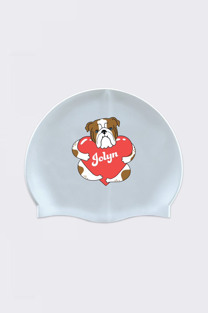 Printed Silicone JOLYN Exclusive Logo Swim Cap| JOLYN